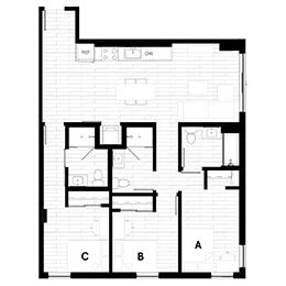Floor Plans Of Apartments Near UofA